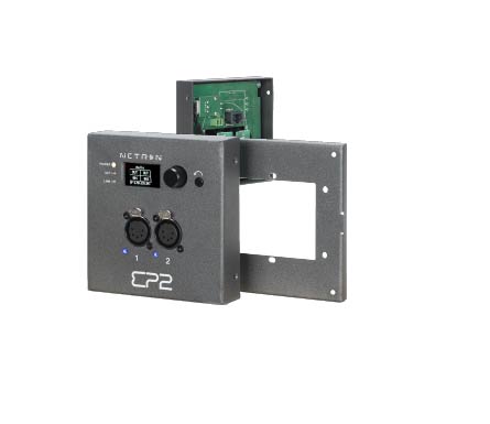 Netron EP2 node Ethernet to DMX gateway with two RDM compatible ports...